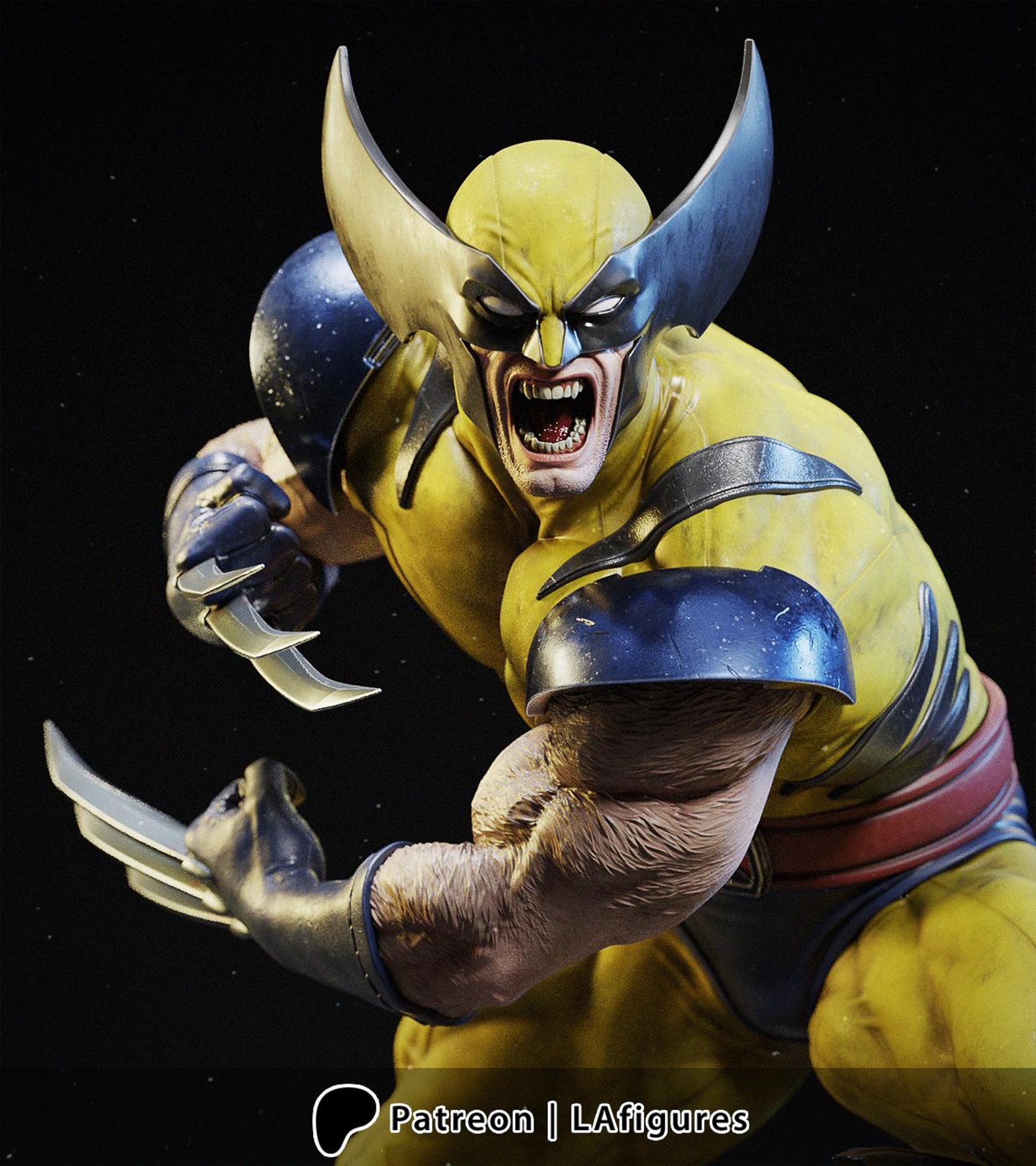 Wolverine X-men Fanart Resin Statue - Etsy