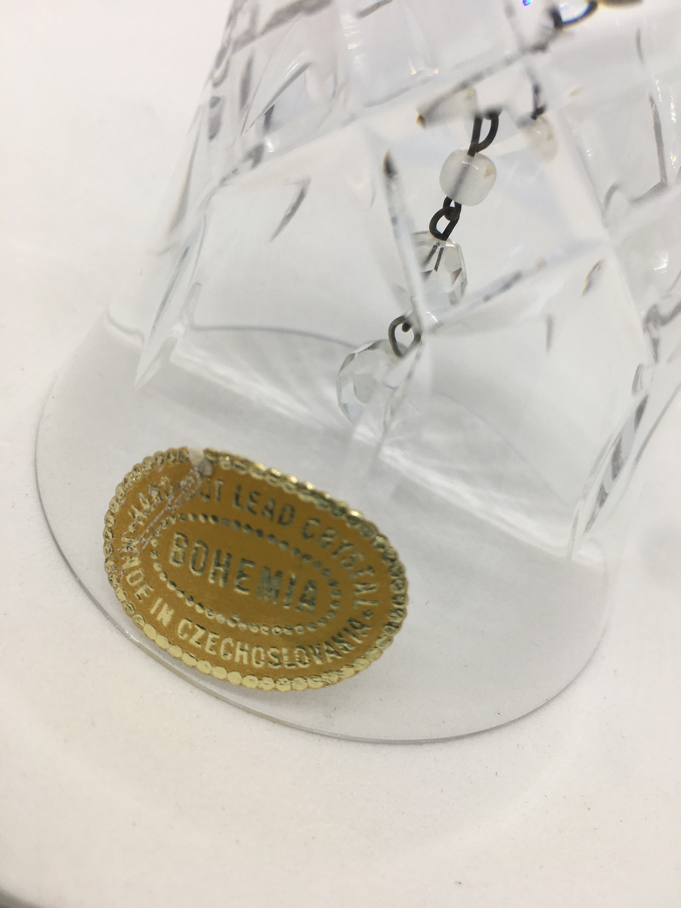 Bohemia Lead Crystal / Crystal Bell / Wedding Bell / Altar - Etsy