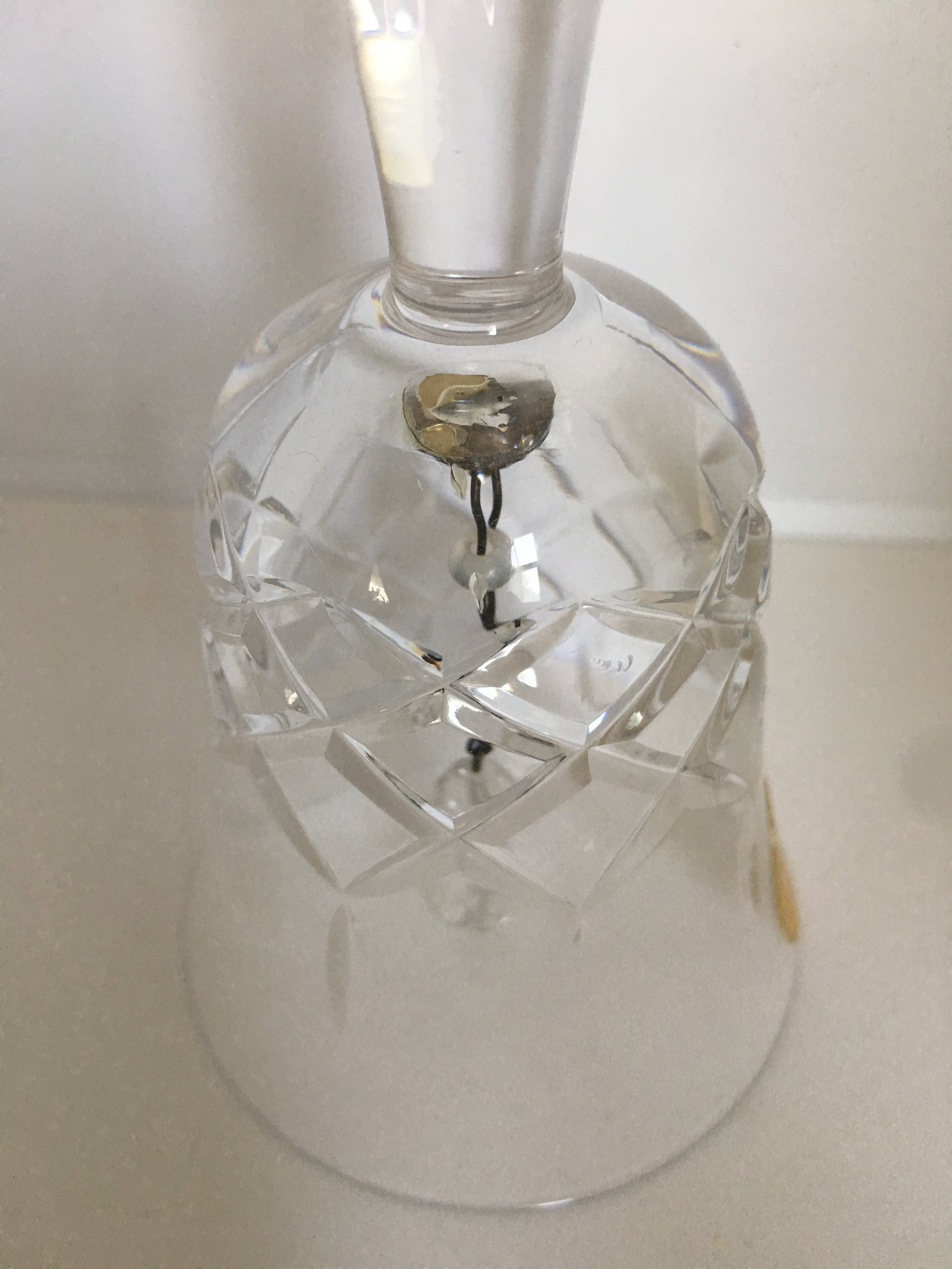 Bohemia Lead Crystal / Crystal Bell / Wedding Bell / Altar - Etsy