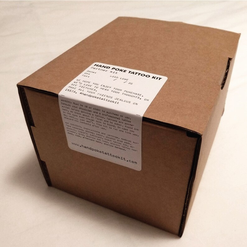 Hand Poke Tattoo Kit Partner Kit Vegan and Cruelty Free - Etsy