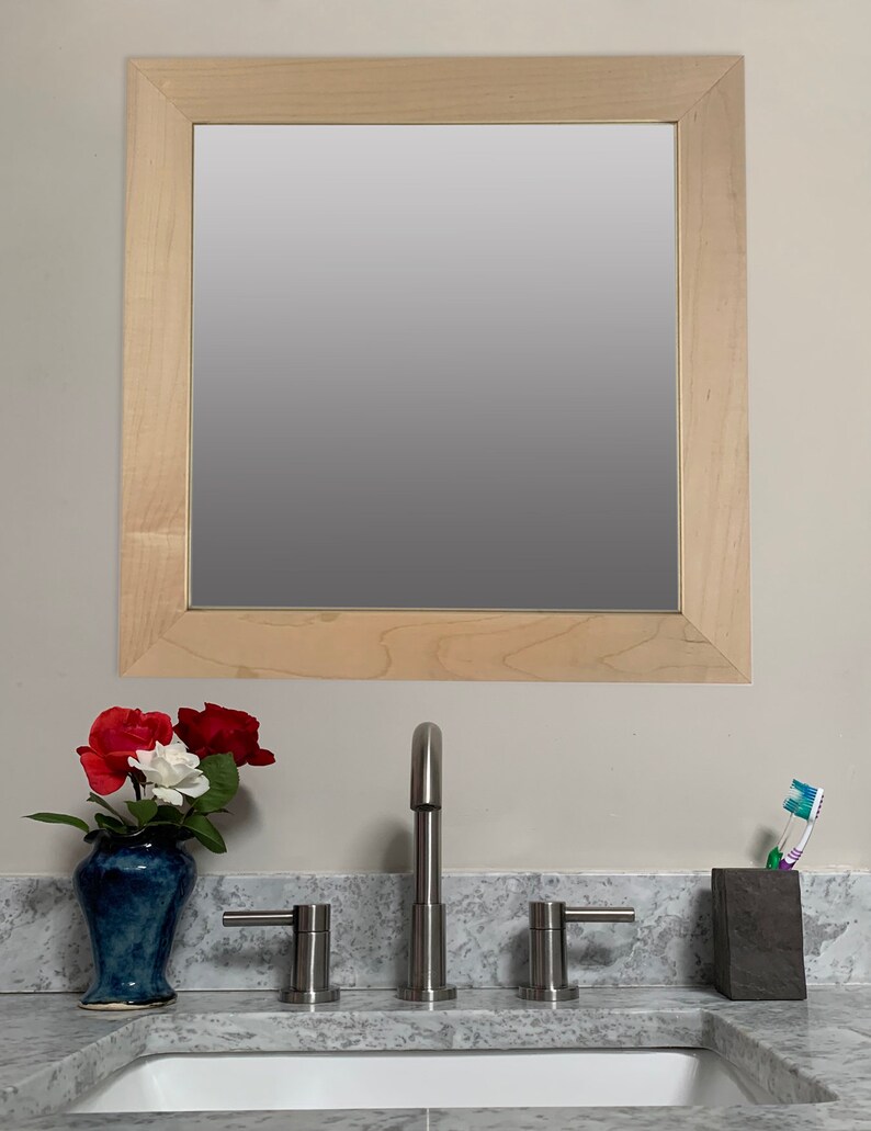 Maple Wood Mirror - Etsy