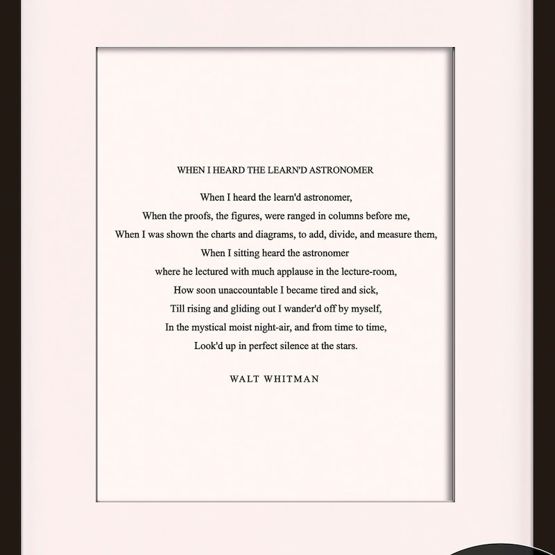 Walt Whitman - Etsy