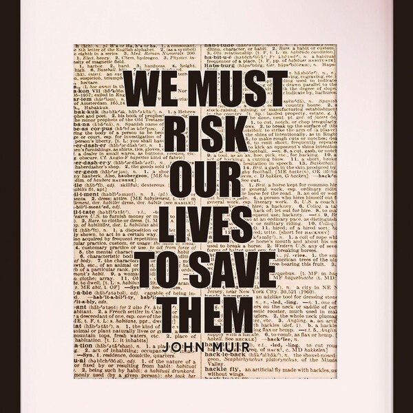 John Muir Quote Wall Art - Etsy