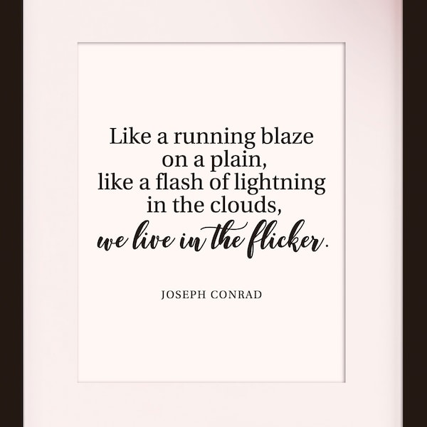 Joseph Conrad Poster - Etsy