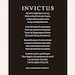 Invictus, Full Poem - William Ernest Henley, Literary Poster / Poetry ...