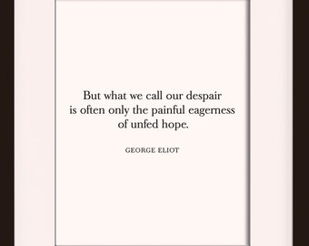 George Eliot Quote | Etsy