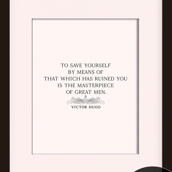 Victor Hugo Quote - Etsy