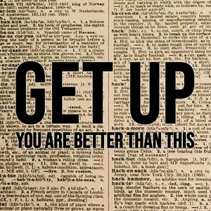 Get up Dictionary Print / Motivational Quote / Art Print - Etsy