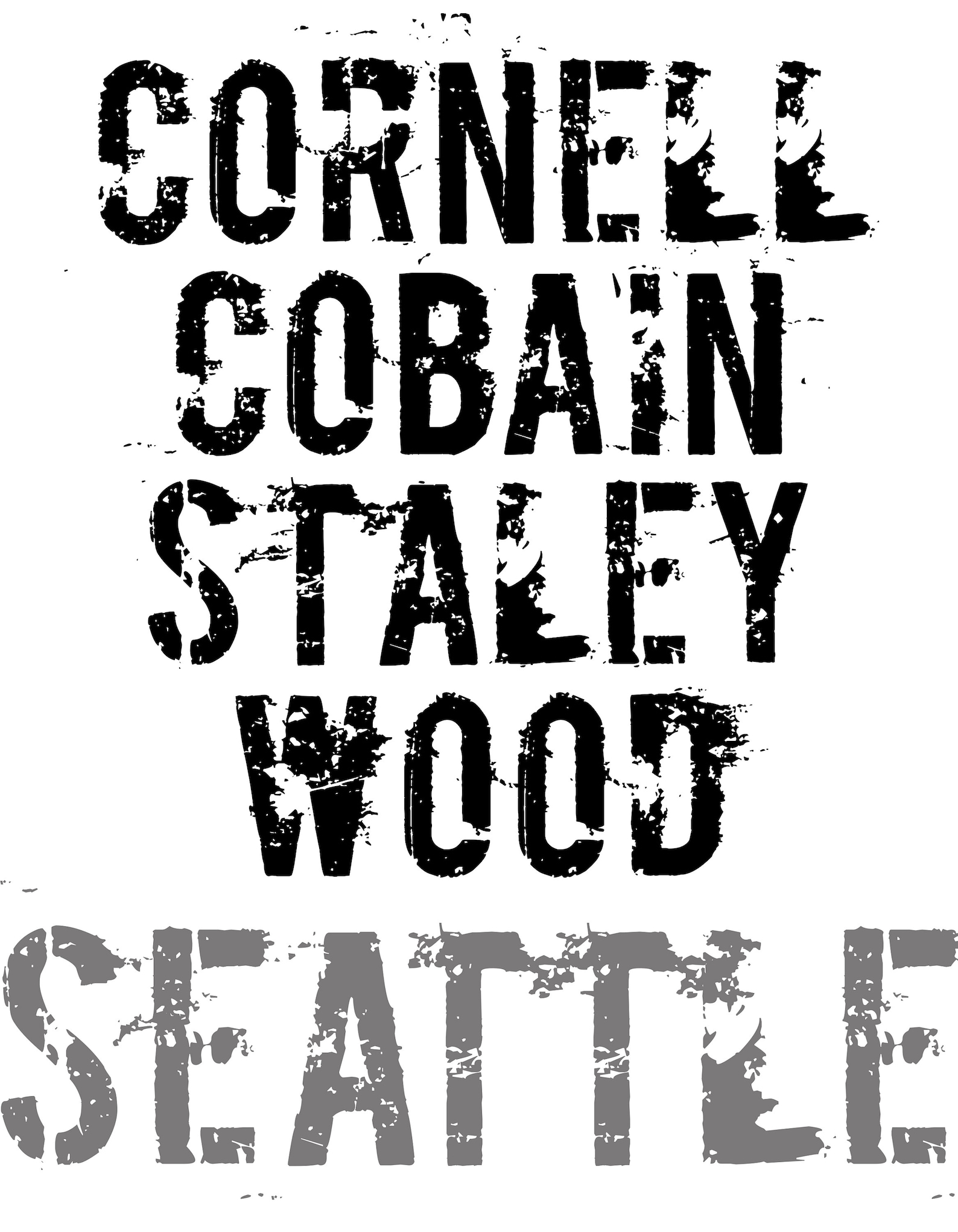 Seattle Grunge Tribute Music Poster / Dictionary Print / Art - Etsy