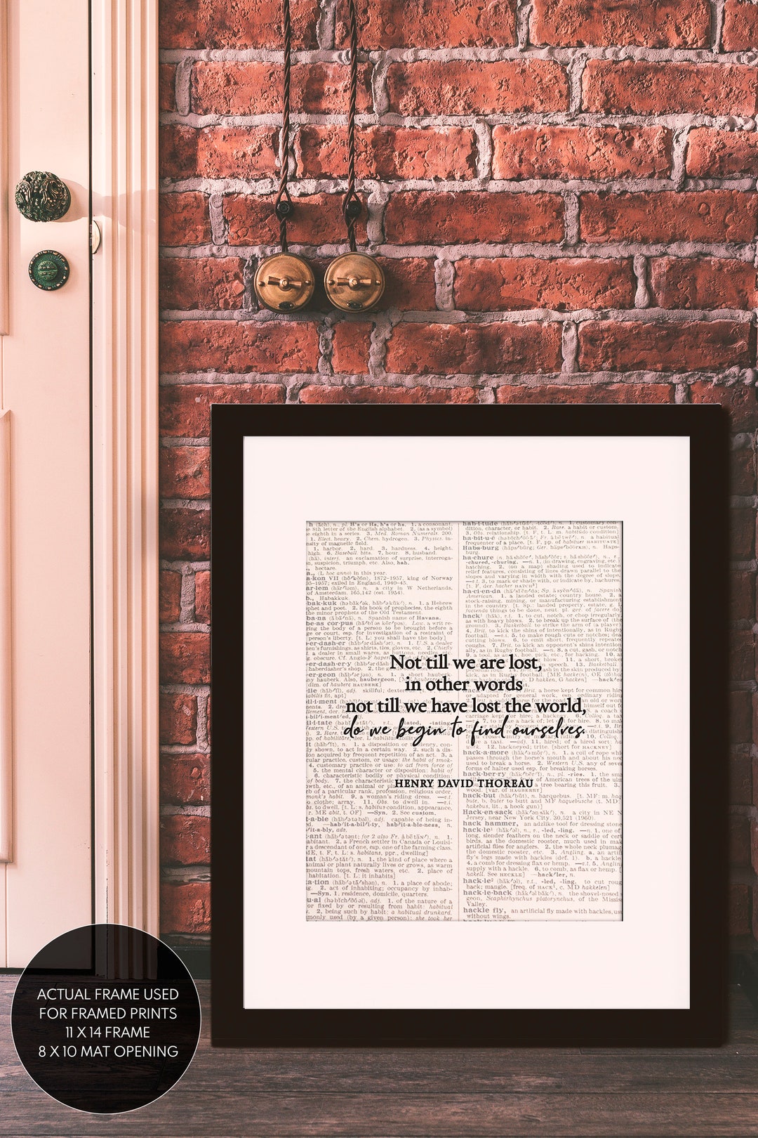 Not Till We Are Lost Quote - Henry David Thoreau, Literary Poster ...
