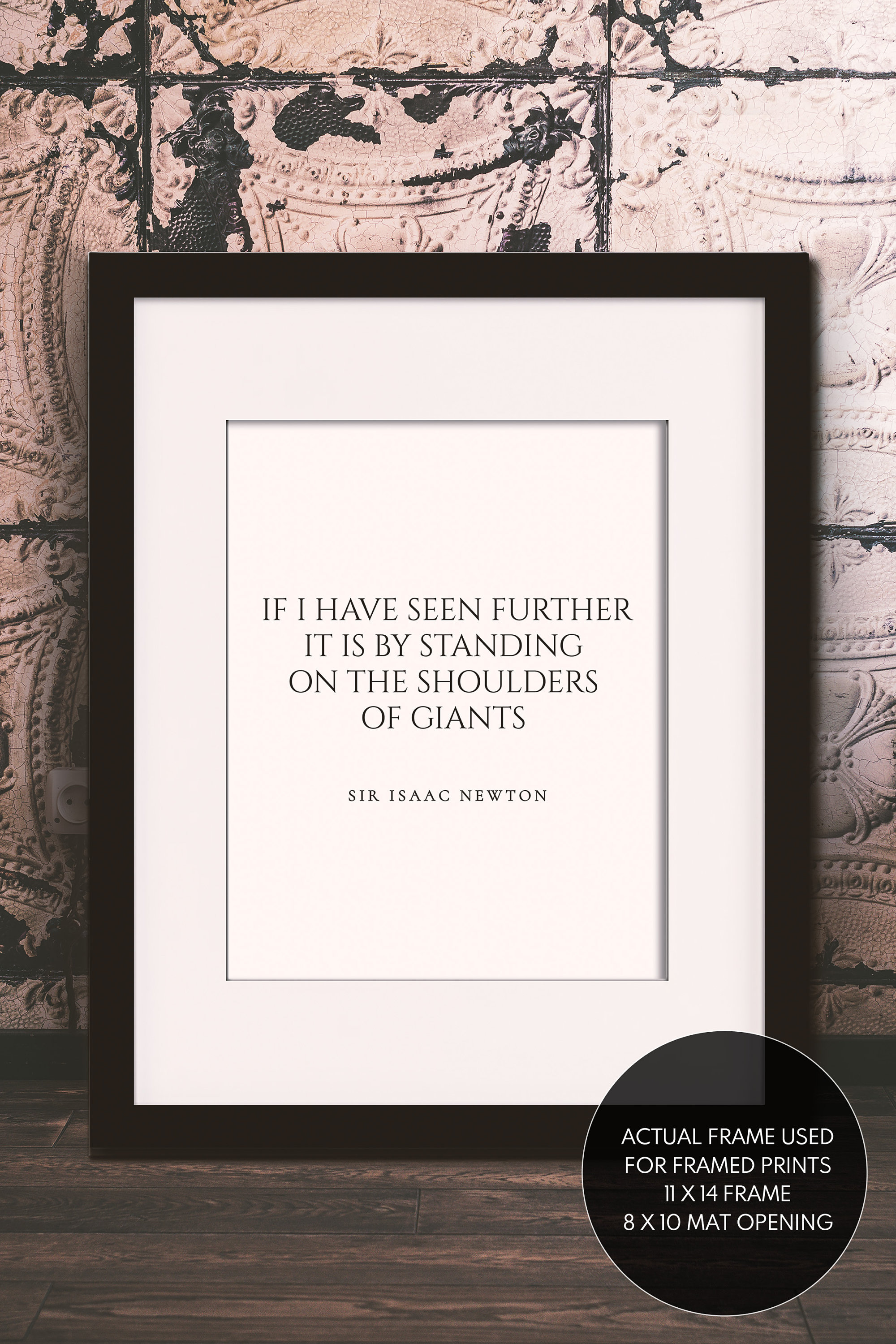 Standing On The Shoulders Of Giants Quote Sir Isaac Newton | Etsy