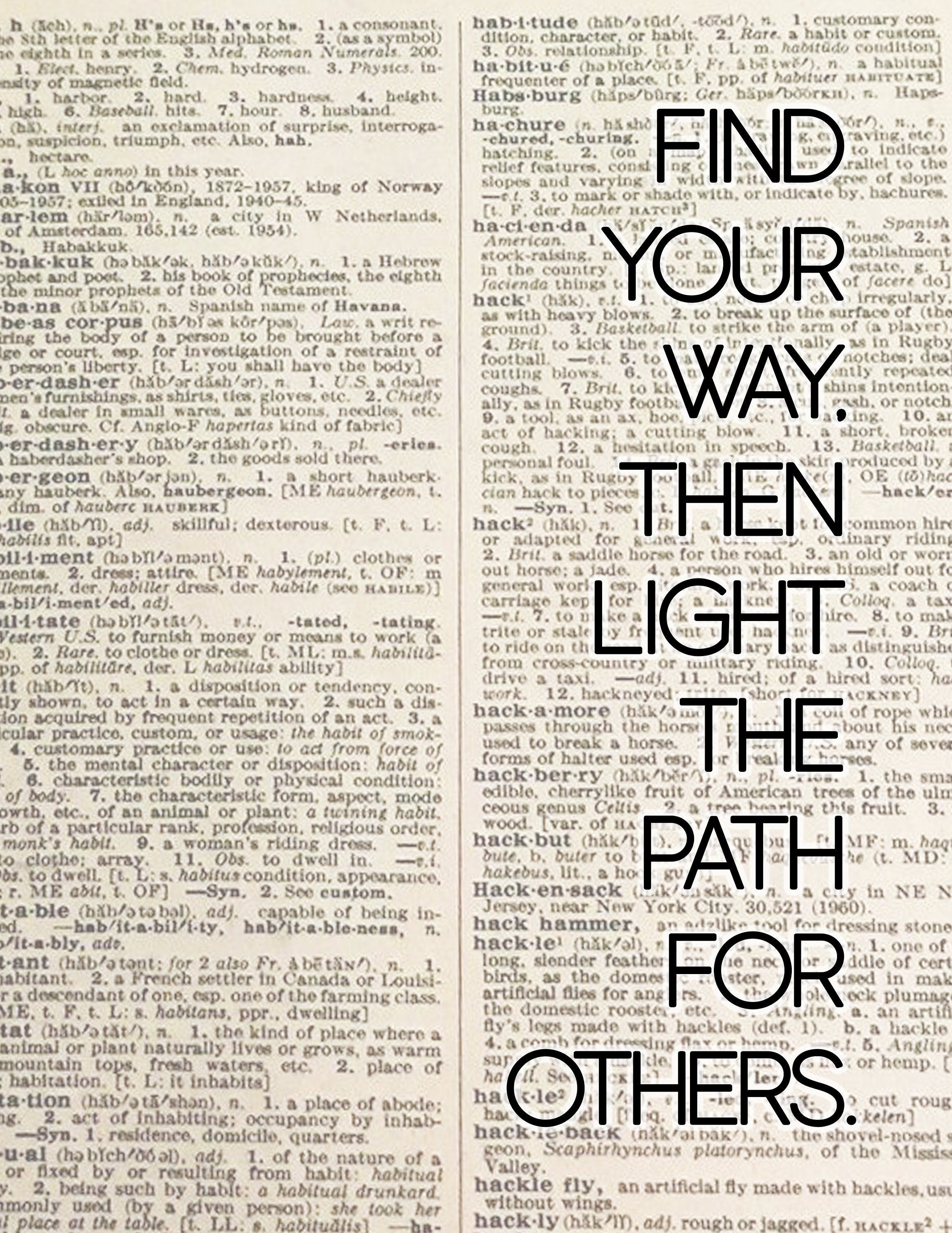 Find Your Way Empowerment Poster / Inspirational Quote / Art - Etsy