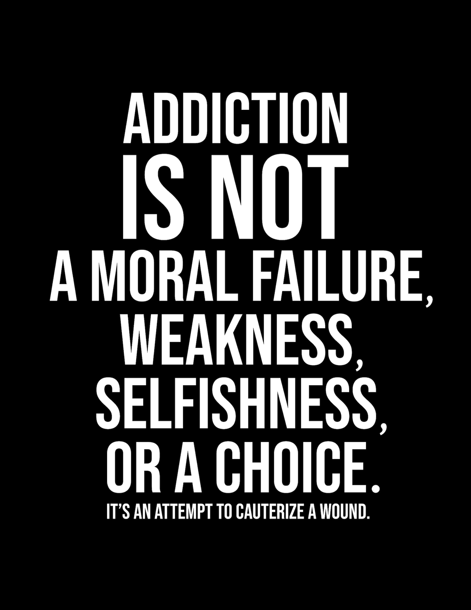 Addiction Empowerment Poster / Inspirational Quote / Art - Etsy