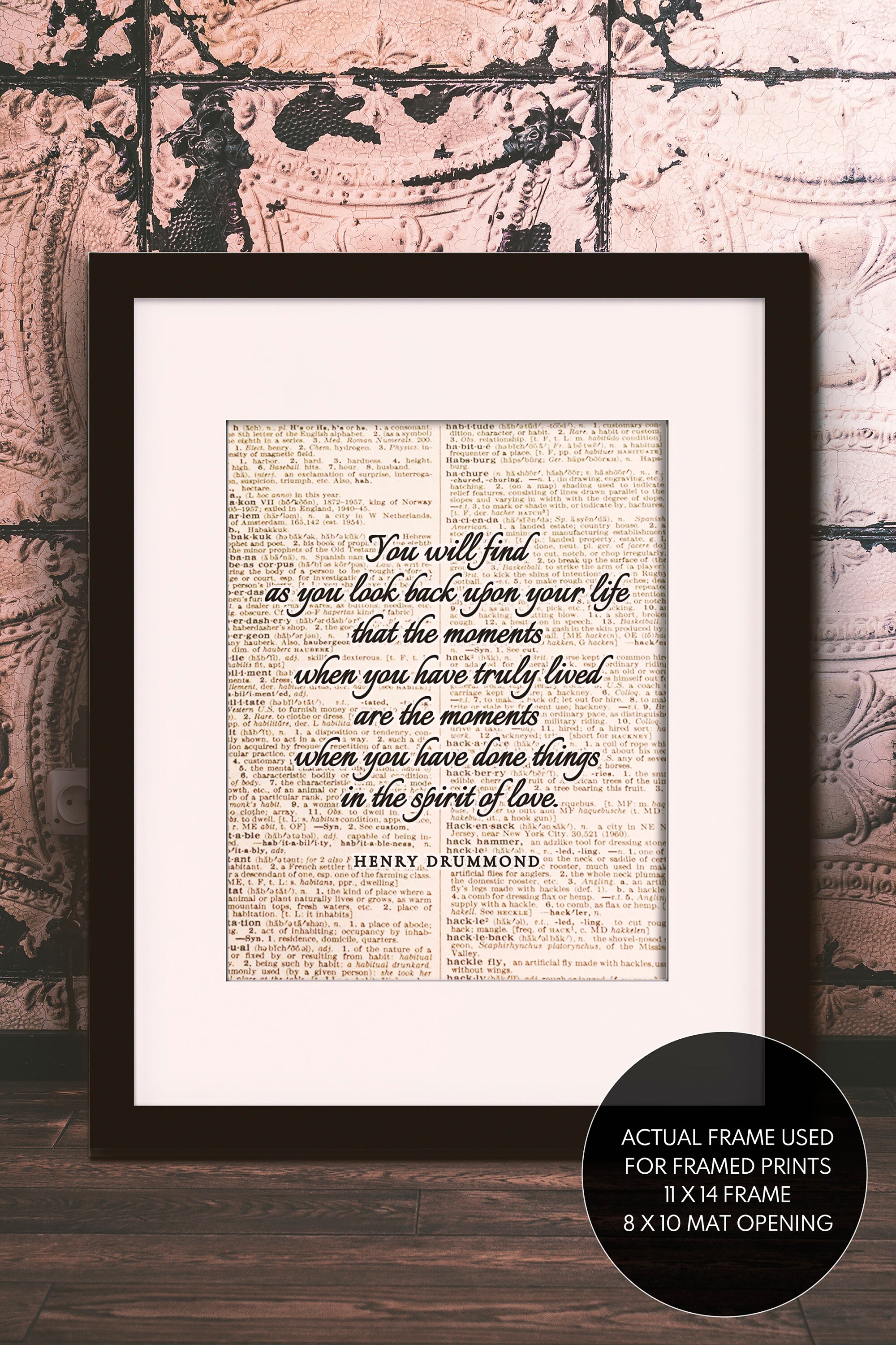 The Spirit of Love Quote / Henry Drummond Literary Poster / - Etsy