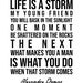 Life is A Storm Quote, Alexandre Dumas, Literary Poster / Literary ...