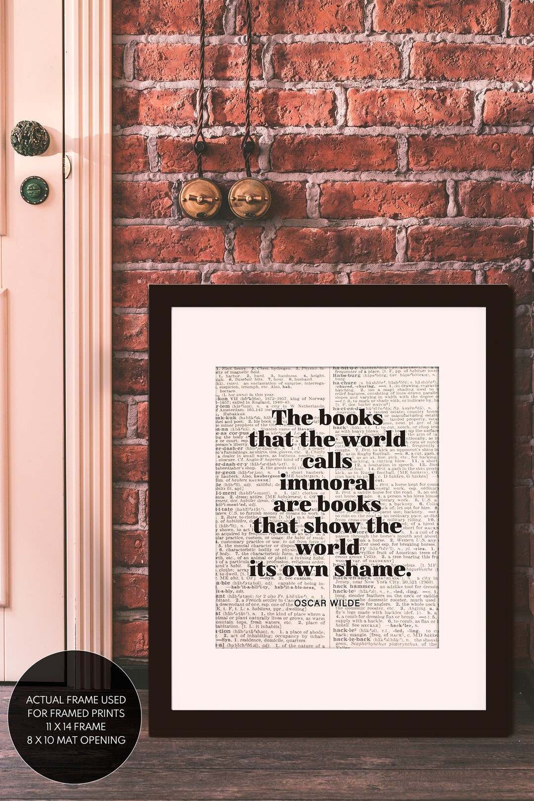 The Books That the World Calls Immoral Quote - Oscar Wilde, Literary ...