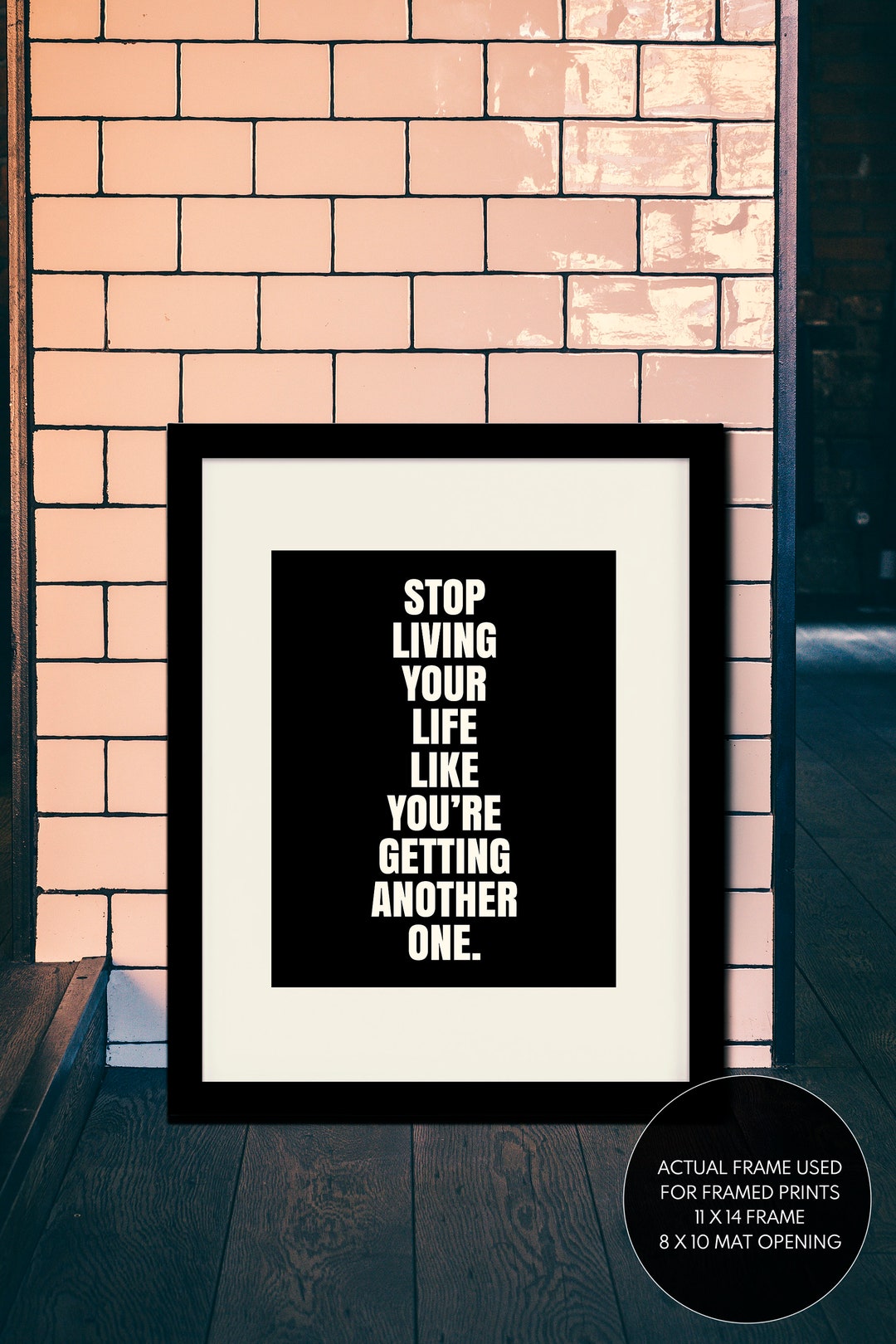 Like You're Getting Another - Dictionary Print / Motivational Quote ...