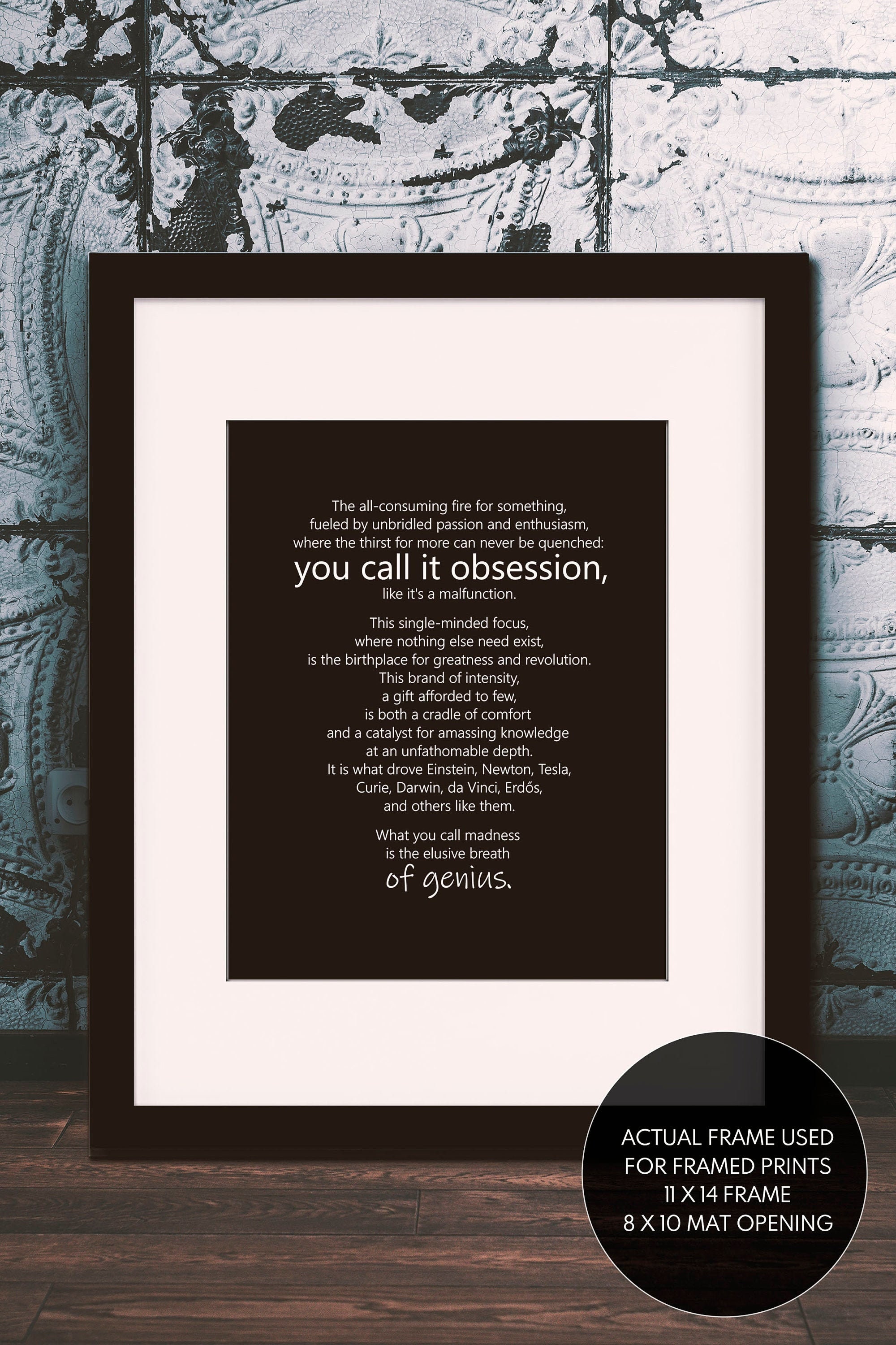 Obsession Autism Empowerment Poster / ASD Poster / Aspergers - Etsy