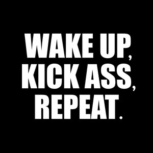 Wake Up, Kick Ass - Dictionary Print / Motivational Quote / Art Print ...
