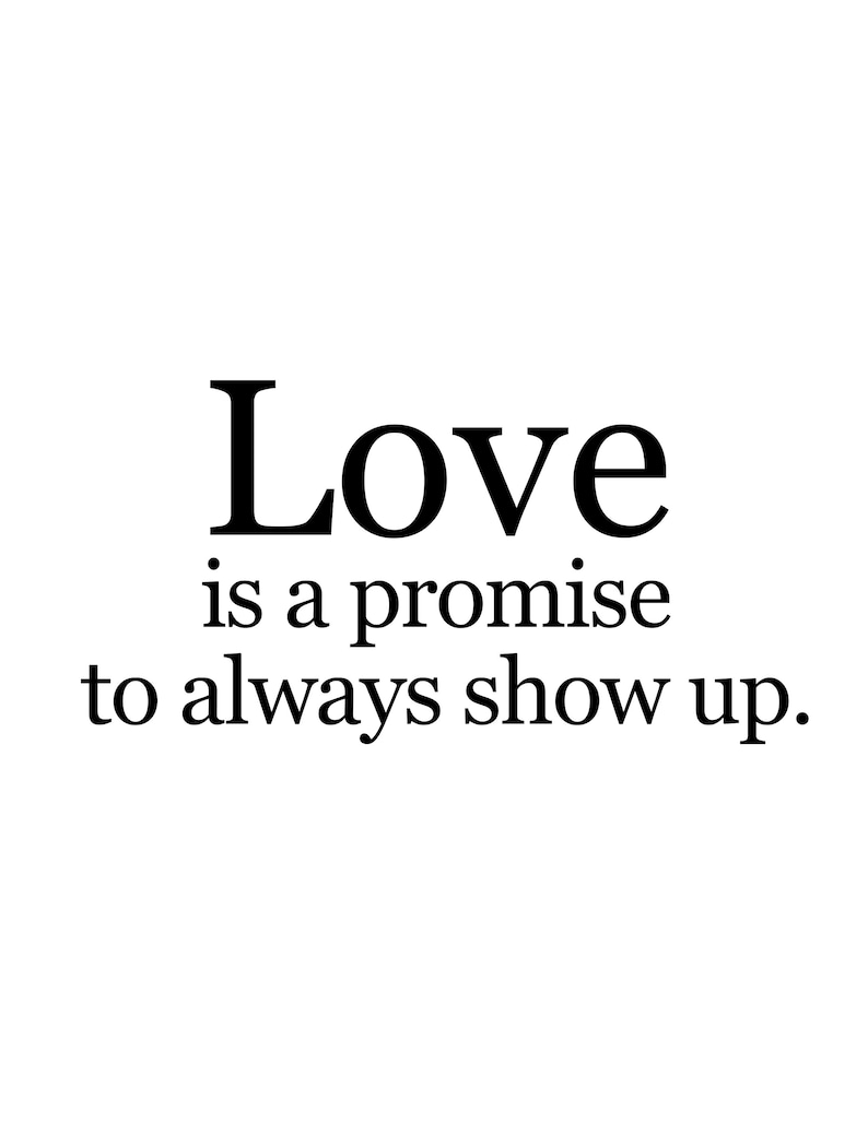 Love is A Promise - Literary Poster / Dictionary Print / Art Print - Etsy