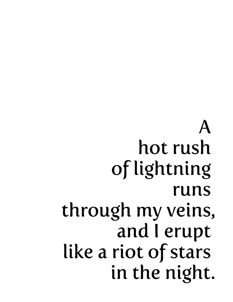 A Riot Of Stars Dictionary Art / Poetry Quote / Art Print | Etsy