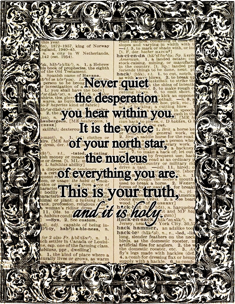 This is Your Truth - Dictionary Art / Poetry Quote / Art Print - Etsy