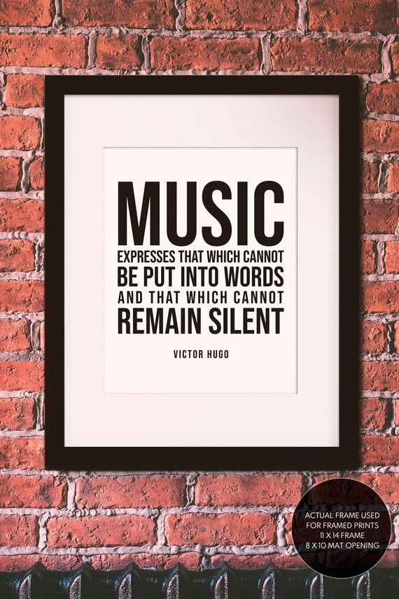 Hugo Music Quotes Quote Me: "Music Expresses That Which Cannot Be Said