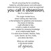 Obsession Autism Empowerment Poster / ASD Poster / Aspergers Quotes ...