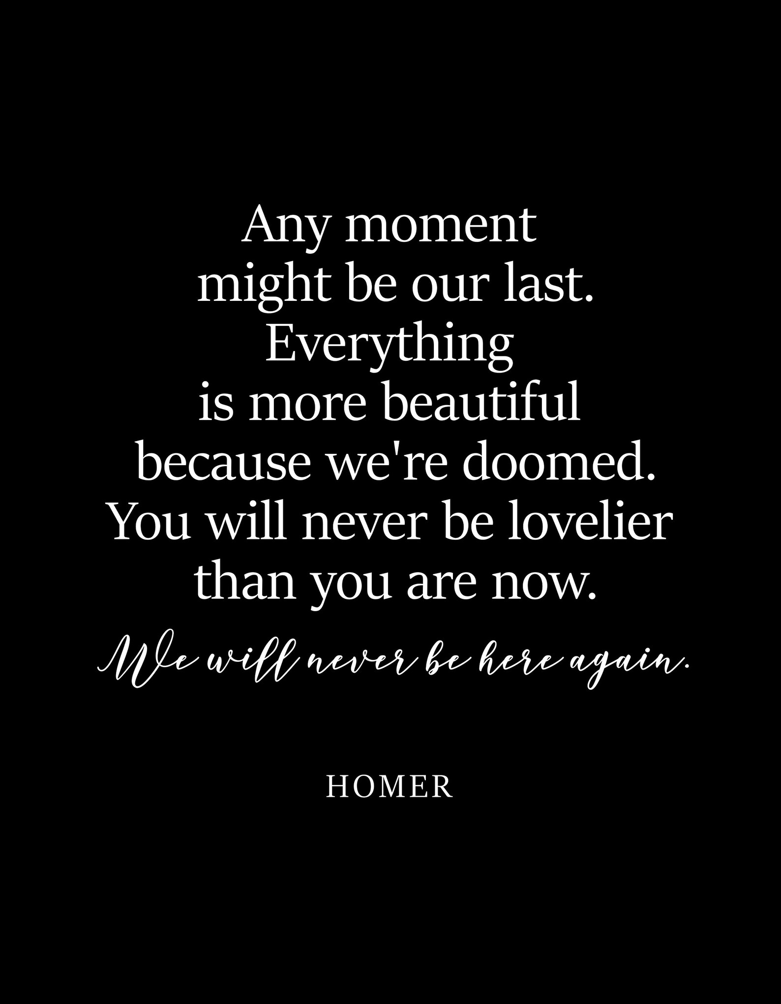 Everything is More Beautiful /the Iliad/ Homer - Dictionary Art Print ...