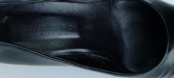 vintage studio pollini 1980s 1990s two-tone patent le… - Gem