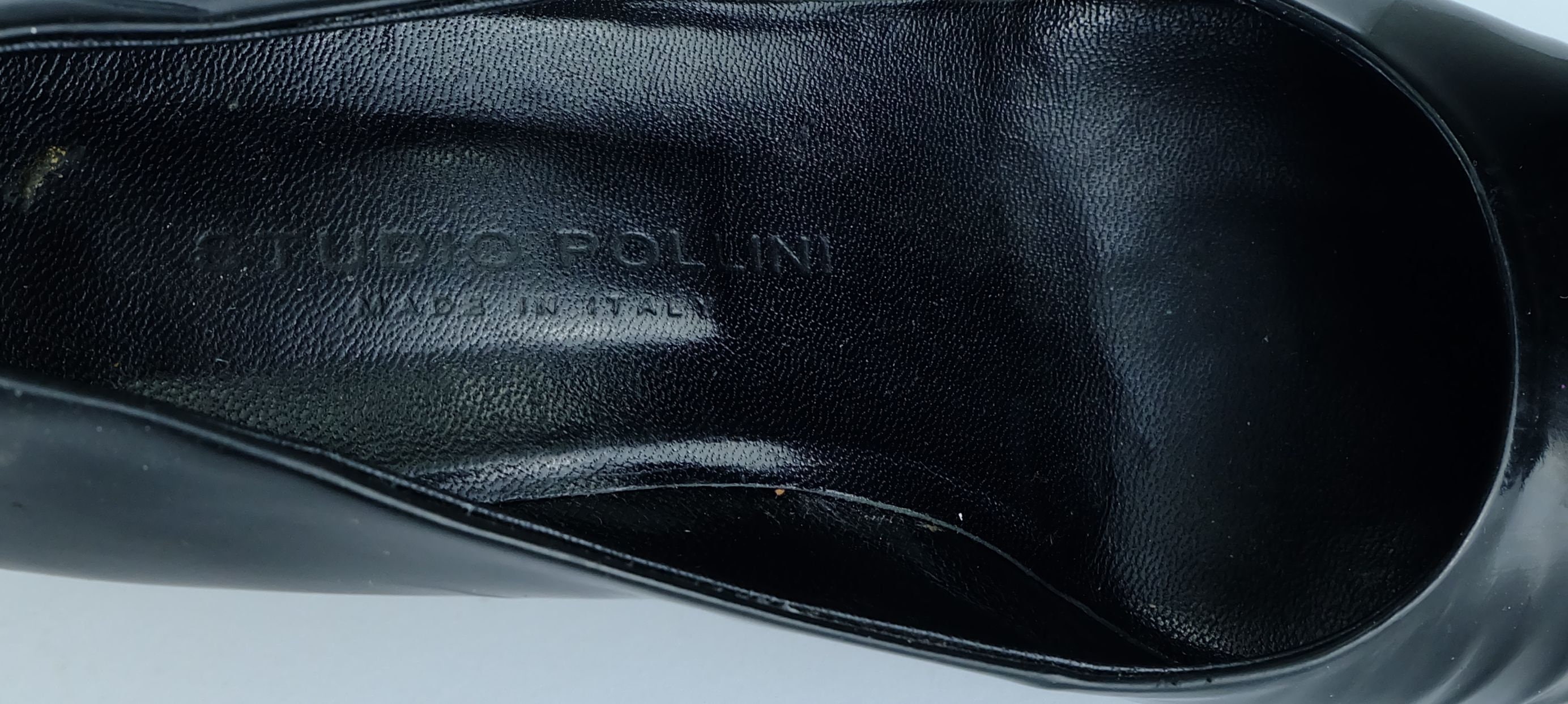 Vintage Studio Pollini 1980s 1990s Two-tone Patent Leather SHOES Size ...