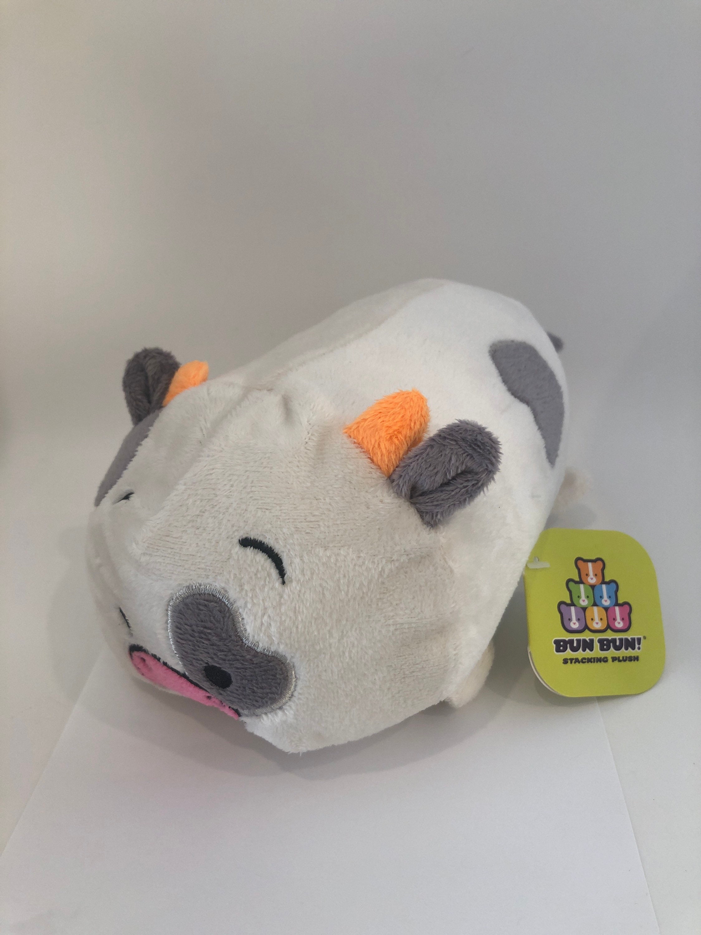 Bun Bun Stacking Moo Moo Cow Plush 7 Stuffed Animal Toy | Etsy