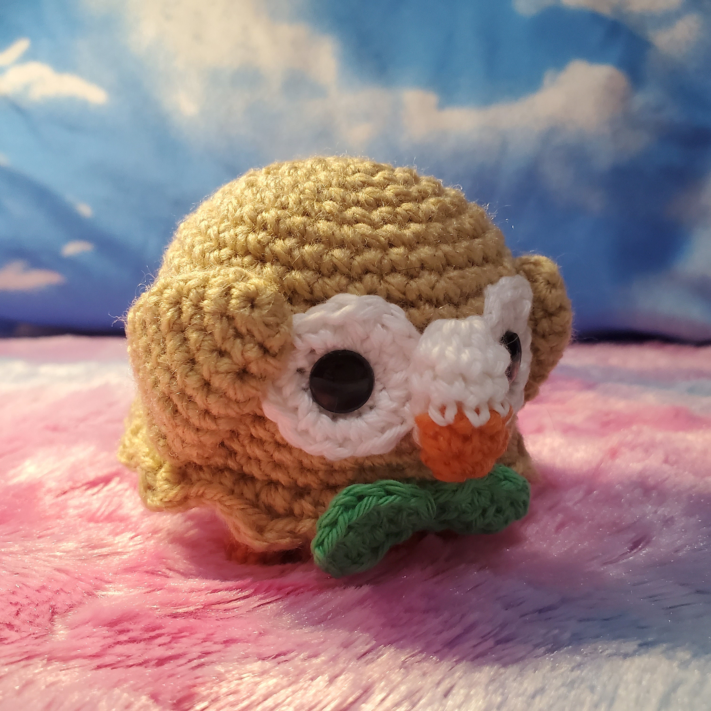 Alolan Starters Amigurumi Plush Rowlet, Litten, Popplio - Etsy