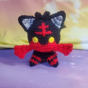 Alolan Starters Amigurumi Plush Rowlet, Litten, Popplio - Etsy