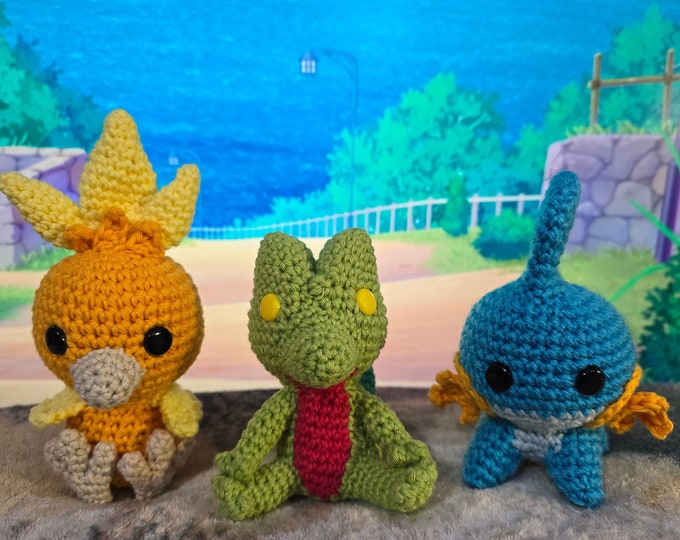 Gen 3 Hoenn Starters / Treecko / Grovyle / Sceptile / Torchic ...