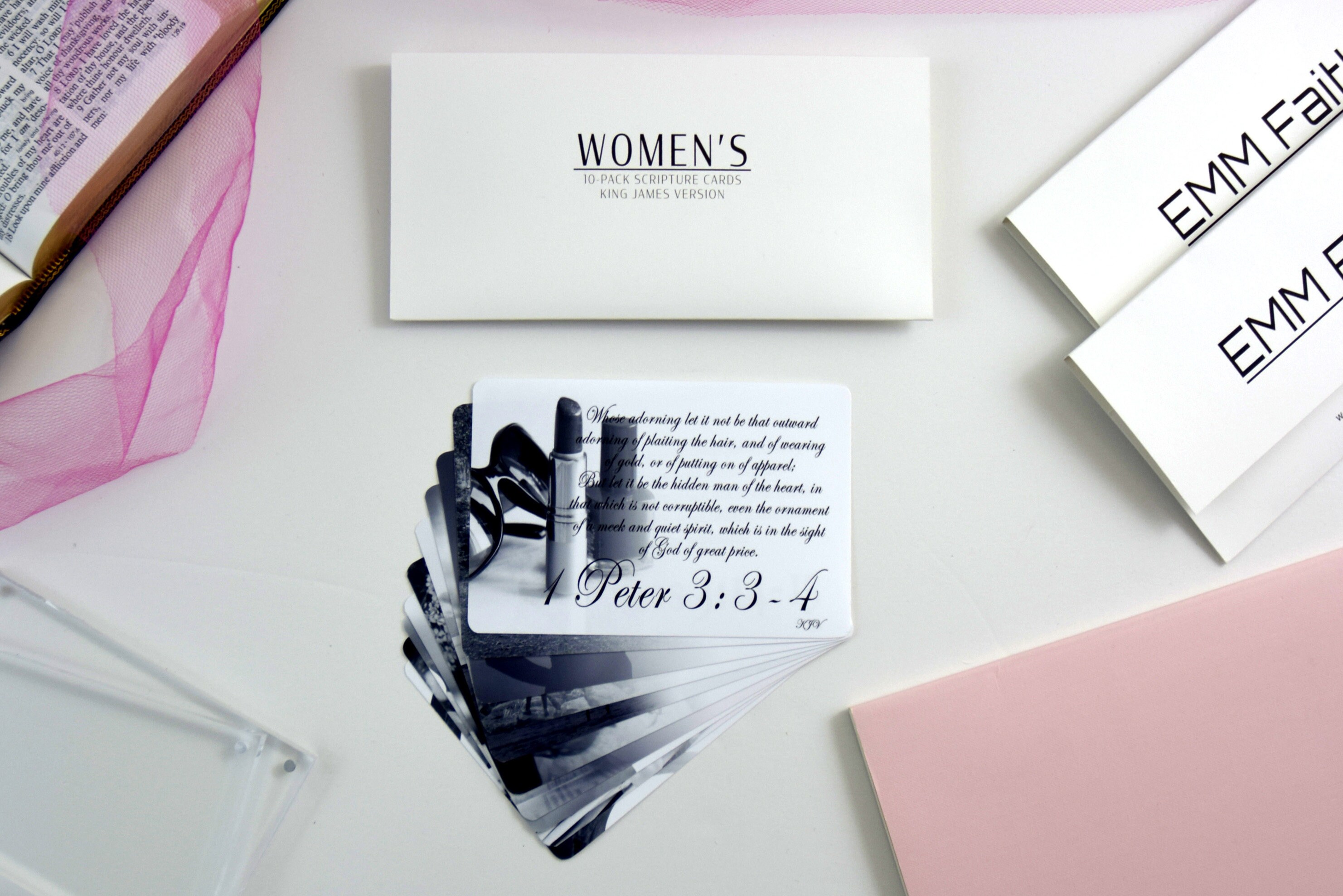 Women's Scripture Cards, Bible Verse Cards, Encouragement, Memorization ...