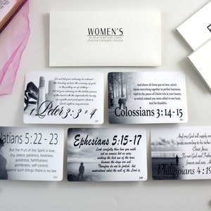 Women's Scripture Cards, Bible Verse Cards, Encouragement, Memorization ...