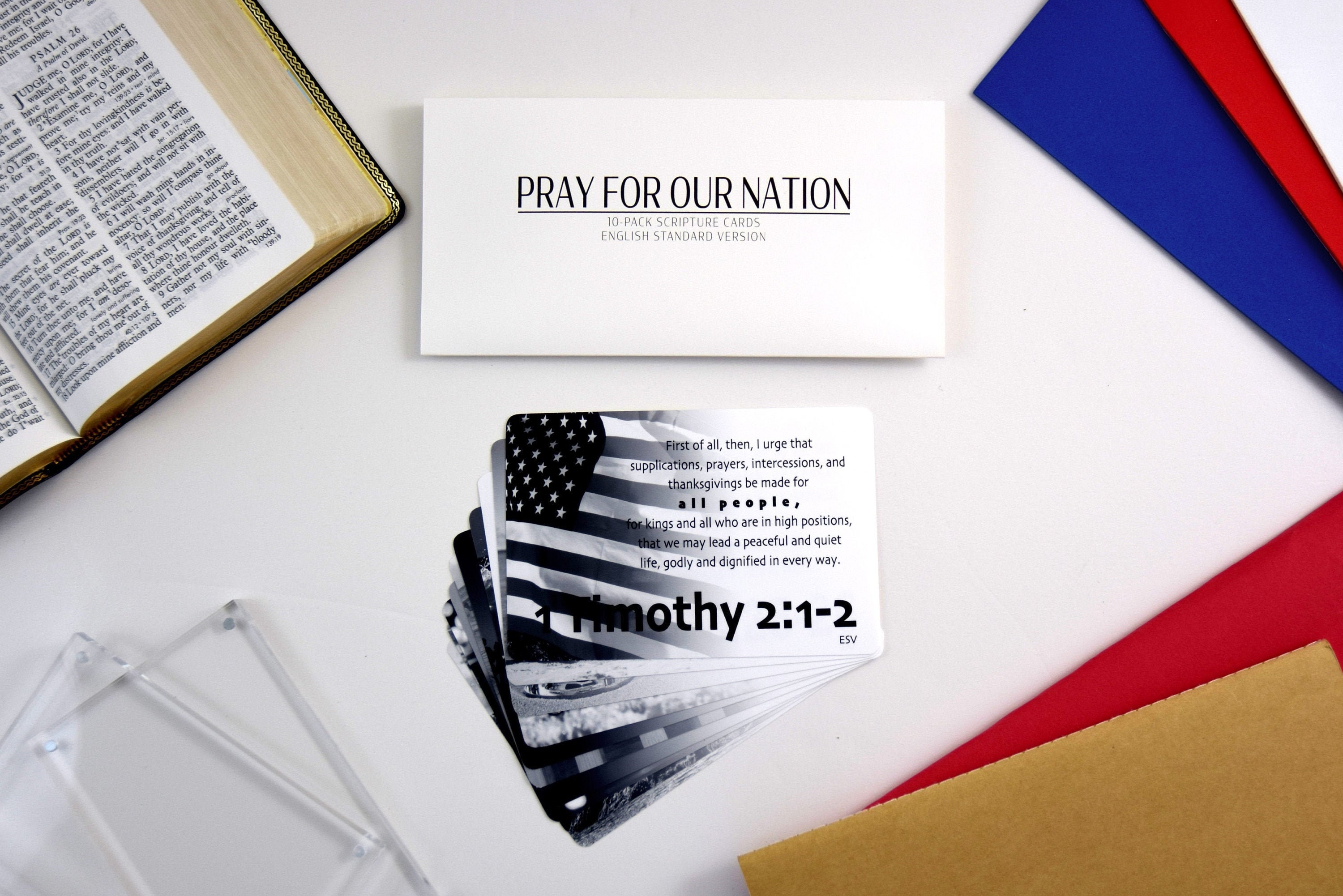 Pray for Our Nation Cards, Bible Verse Cards, Encouragement ...