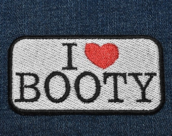 I Love PAWGS, Heart Booty, Thick Butt, White Girl Embroidered Patch - Etsy