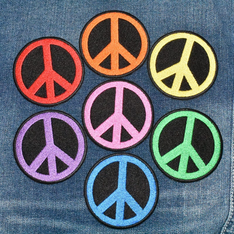 Peace Sign Patch - Etsy