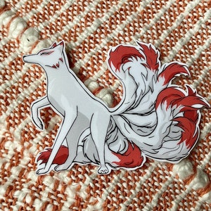 Kitsune Sticker Vinyl Waterproof Decal Glossy - Etsy