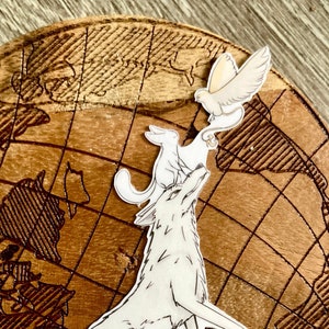Loth Cat Loth Wolf Morai Vinyl Sticker Waterproof/decal/glossy - Etsy