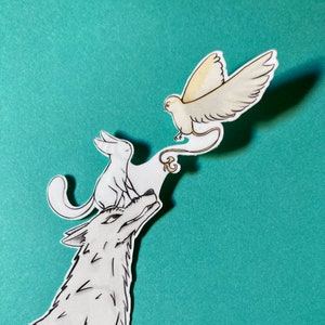 Loth Cat Loth Wolf Morai Vinyl Sticker Waterproof/decal/glossy - Etsy