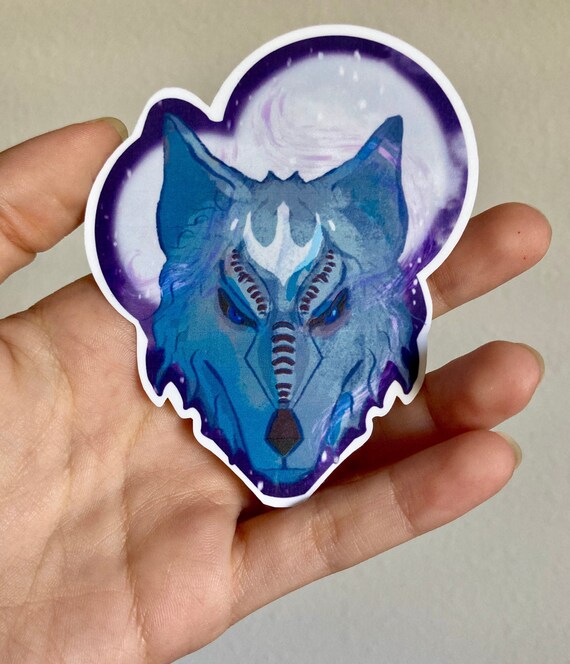 Loth Wolf Sticker 'dume' Sticker | Etsy