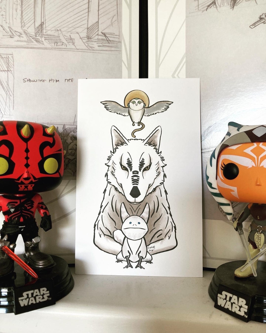 Lothal Creatures Mini Print | Postcard | Rebels - Etsy