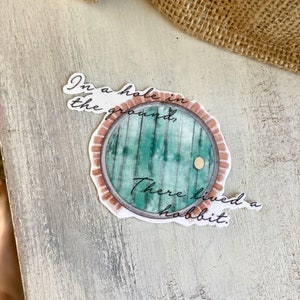 The Hobbit Vinyl Sticker Bilbo Baggins Decal/waterproof/glossy - Etsy