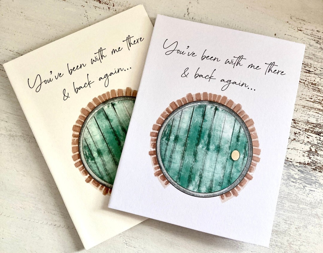 Hobbit Door Card - for Appreciation, Father's or Mother's Day, Birthday ...