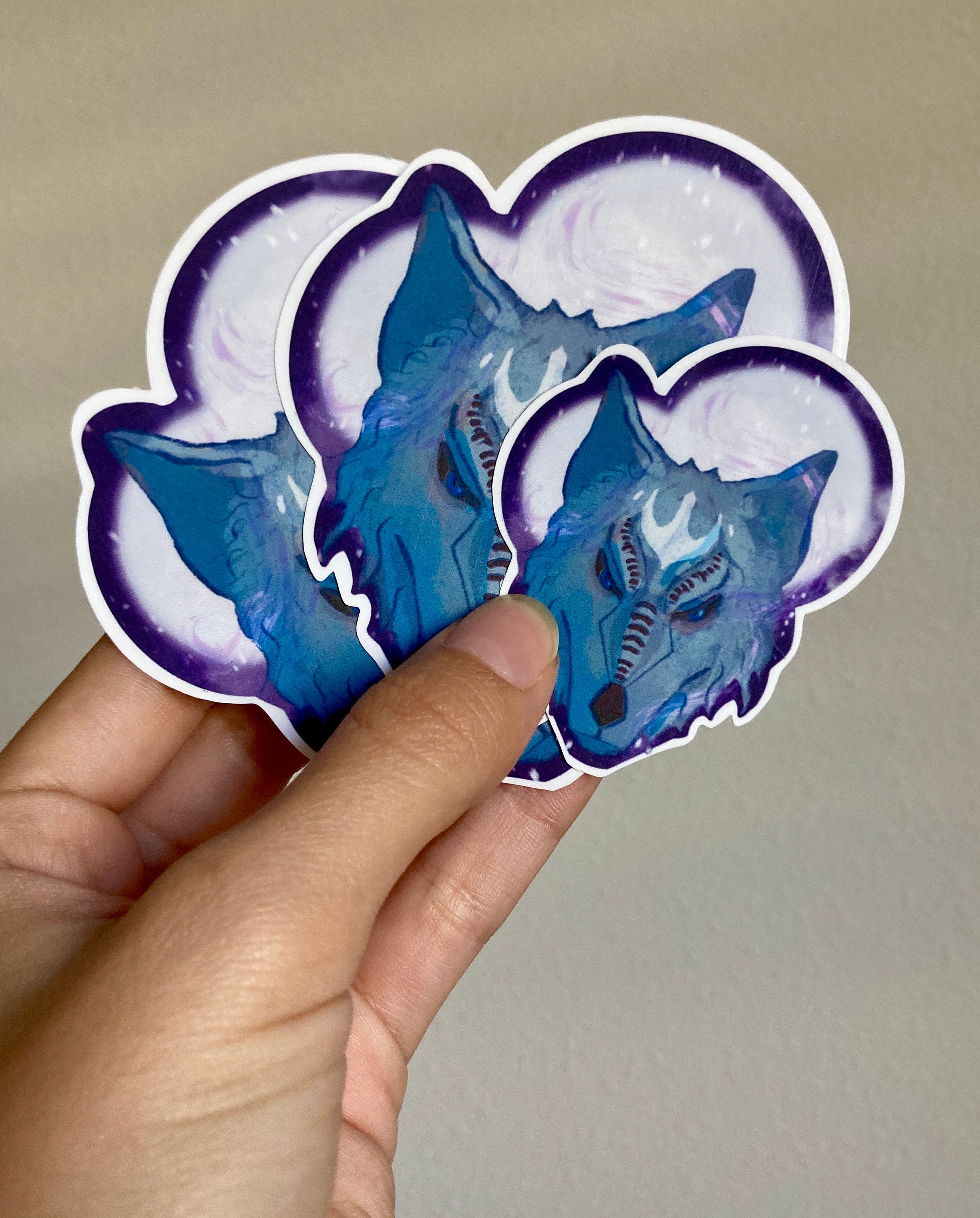 Vinyl/Waterproof/Decal/Glossy Loth Wolf Sticker 'Dume' Sticker Decals ...