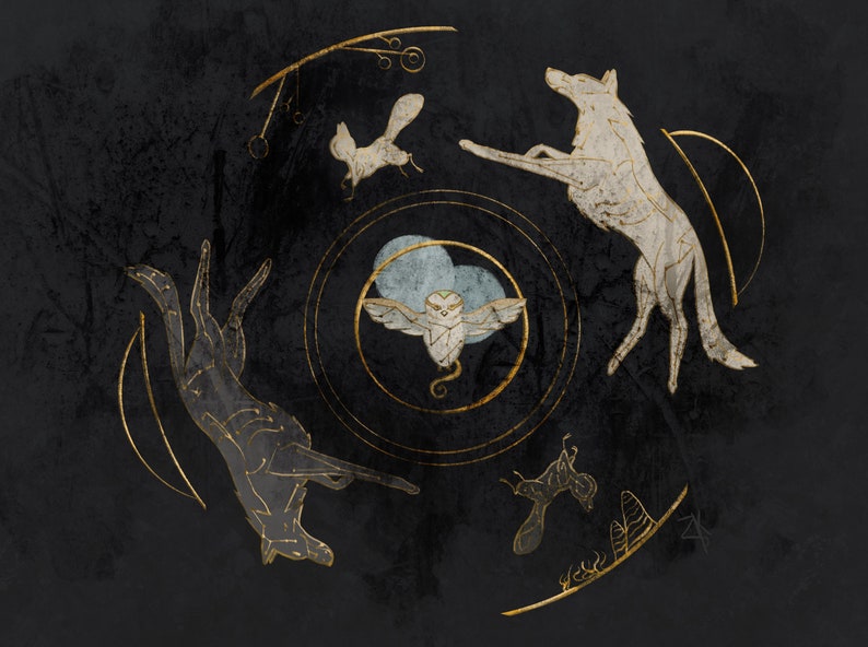 Loth Wolf Loth Cat Morai Print Star Wars Rebels Clone - Etsy