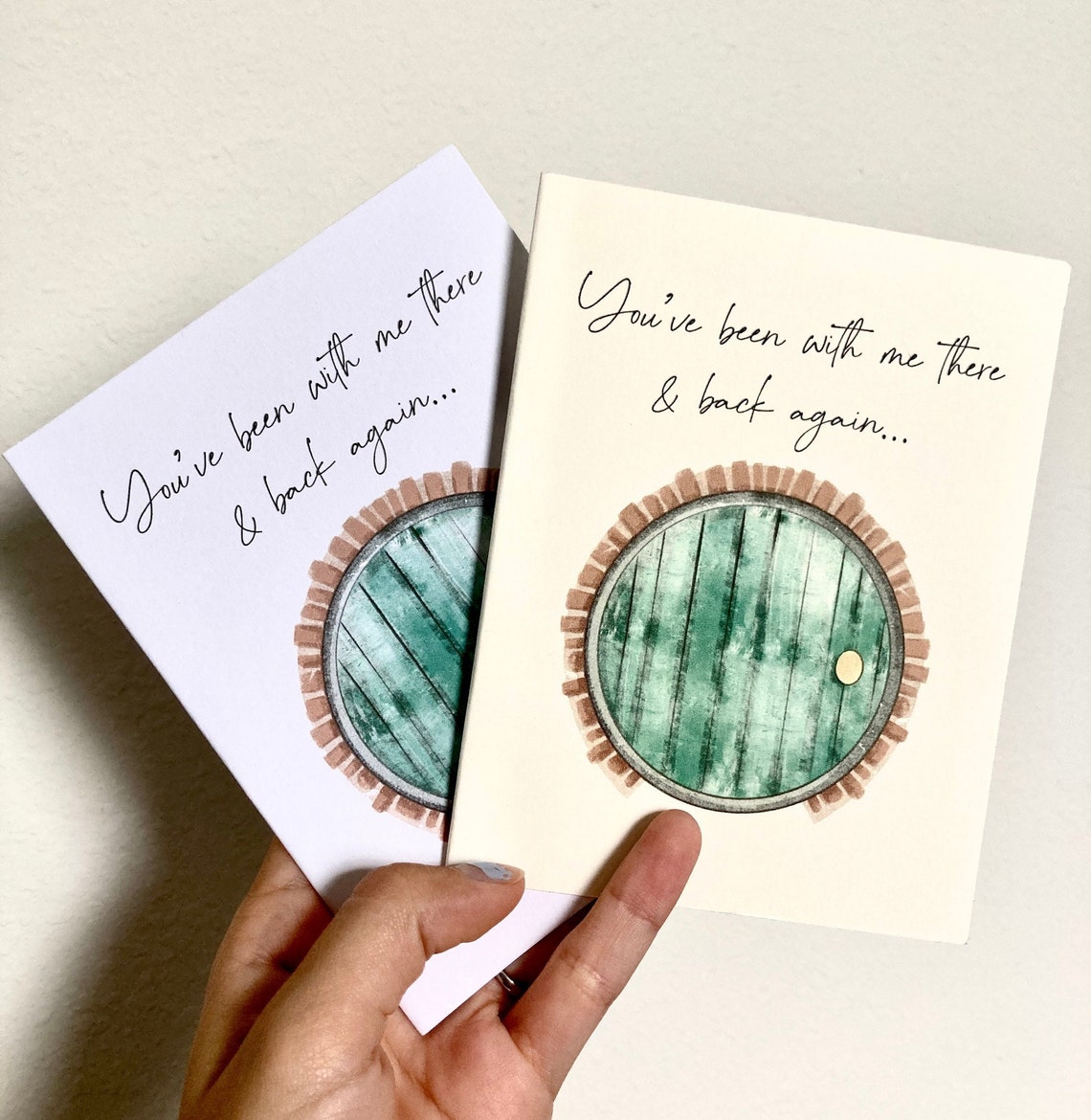 Hobbit Door Card for Appreciation Father's or - Etsy